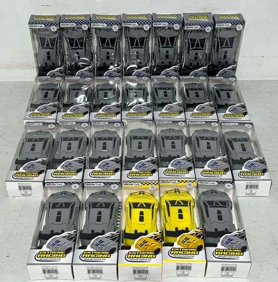 (26) New Extreme Racing Remote Control Cars - Black And Gold Auctions