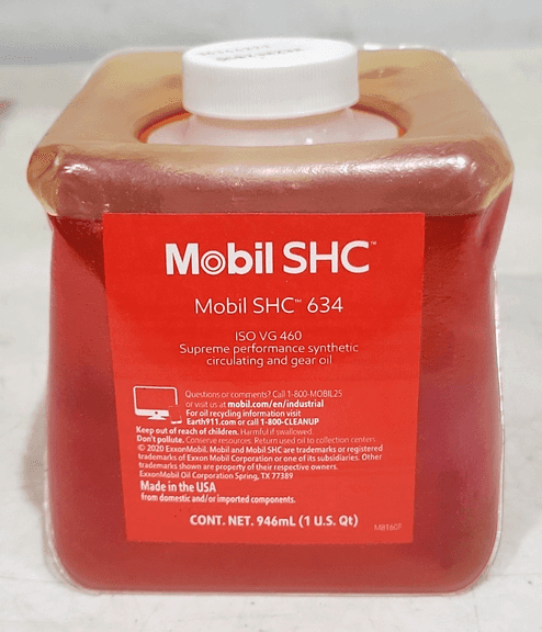 (12) Mobil SHC 634 Synthetic Oil - Black And Gold Auctions
