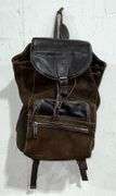 PELLE Studio Genuine Leather Women’s Backpack w/ Buckle - Black And ...
