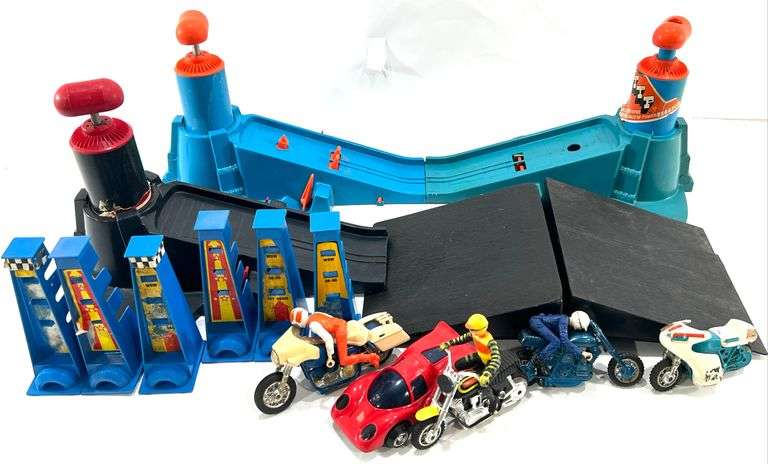 Vintage Kenner General Mills TTP Motorcycle Toys - Black And Gold Auctions