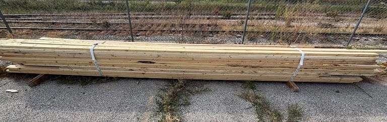 2x4 #2 grade spruce (mostly 20’s), 60 pcs - Black And Gold Auctions