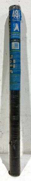 New York Wire Charcoal Aluminum Screening - 48” Wide x 25’ Long - Black ...