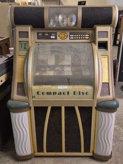 Rowe AMI Venus CD-100 CD Music Jukebox - Black And Gold Auctions