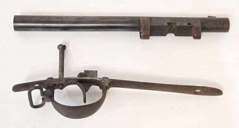 Antique US Civil War Era Springfield Musket Iron Trigger Assembly ...