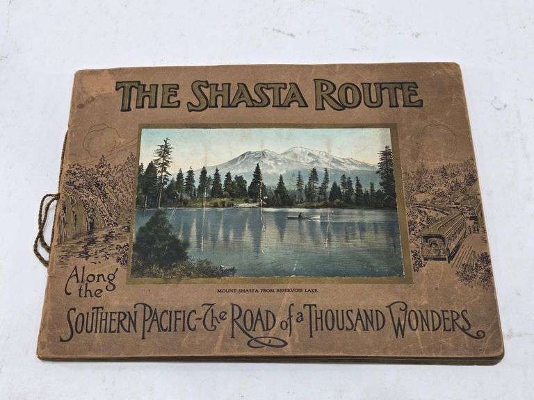 Antique "The Shasta Route Along Southern Pacific Road of a Thousand ...