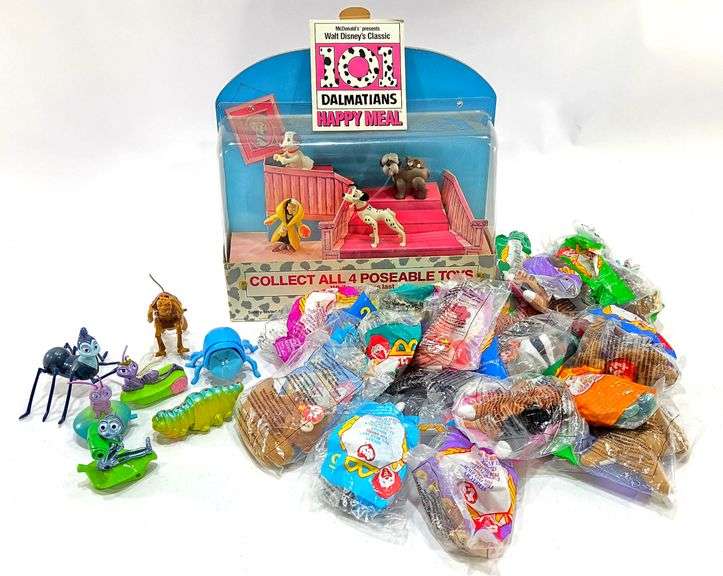 1991 McDonald's Disney 101 Dalmatians Toy Set, Bugs Life Toys ...