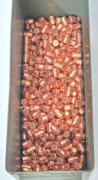 (~1000) .40 S&W 165 Gr Flat Nose Bullets in Ammo Can - Black And Gold ...