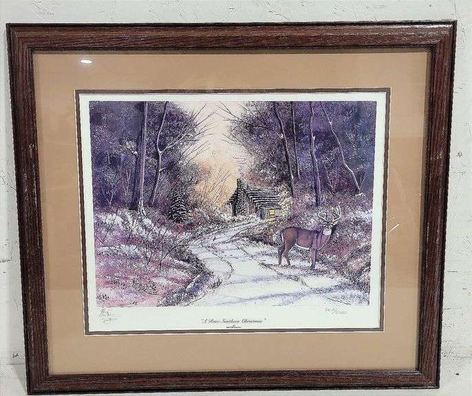 "A Rare Southern Christmas" Orig. Signature & No. 662/5000 by Dave ...