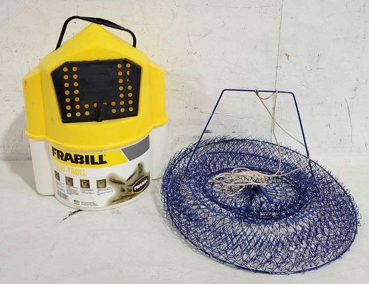 Fragile Flow Troll & Collapsible Floating Fish Basket - Black And Gold ...