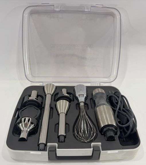 KitchenAid Immersion Blender + Attachments - Black And Gold Auctions