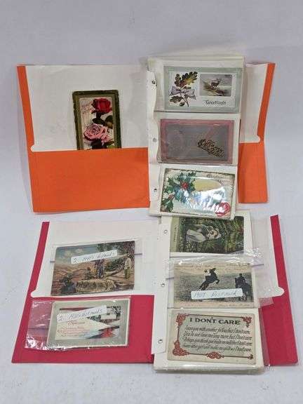 Large Collection of Antique & Vintage Post Cards - Black And Gold Auctions