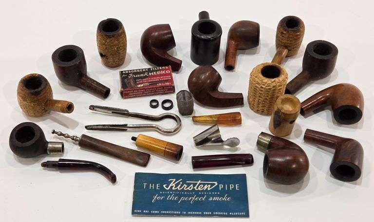 VTG Smoking Pipe Parts - Black And Gold Auctions
