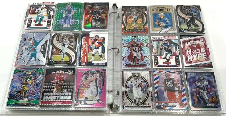 Binder of 2024 NFL Football Cards - Hits!!! - Black And Gold Auctions