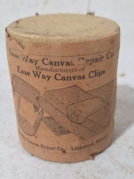 (40) Containers Of VTG Ease Way Canvas Repair Clips From Lockwood, MO ...