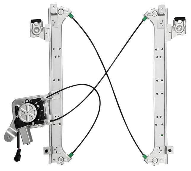 New PZ Rear Passenger Side Power Window Regulator w/ Motor Assembly ...