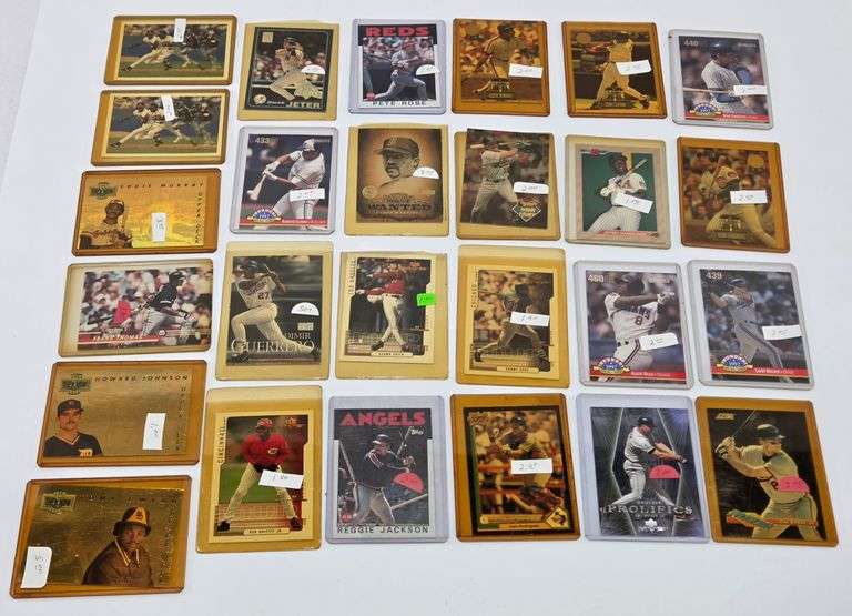 Collection of Baseball Player Cards - Black And Gold Auctions