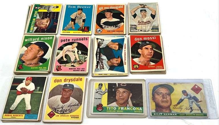 1959 Topps Baseball Cards - Black And Gold Auctions