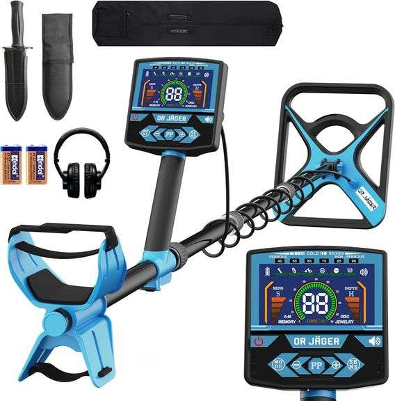 Dr. Jager Metal Detector - Black And Gold Auctions