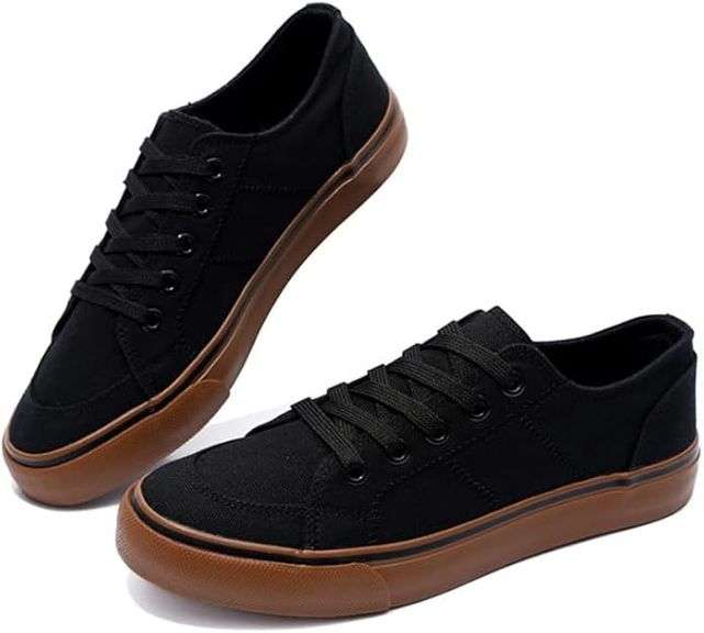 NEW Women's Blake Sneaker - Sz 9 - Black And Gold Auctions