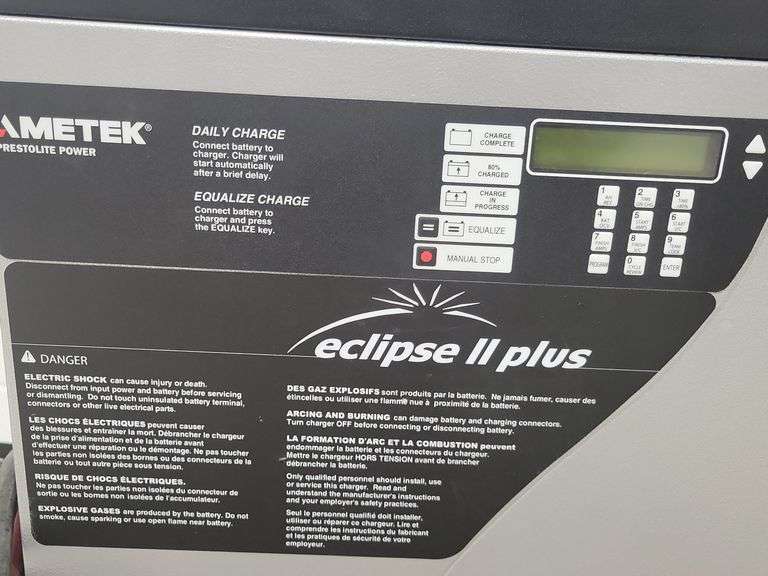 AMETEK Prestolite Power Eclipse ll Plus Battery Charger - Black And ...
