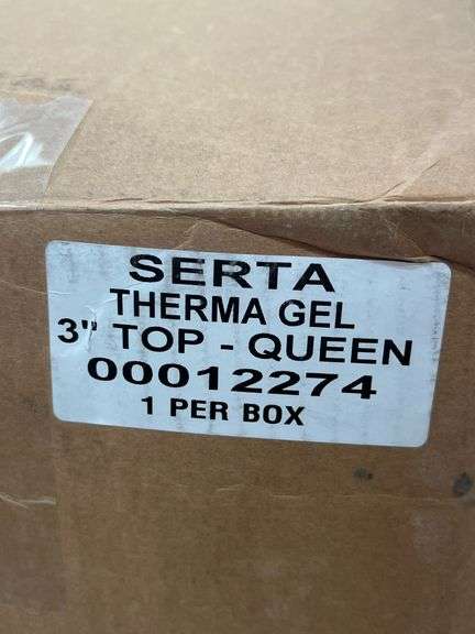 Serta ThermaGel Cooling, Pressure-Relieving Memory Foam Mattress Topper ...