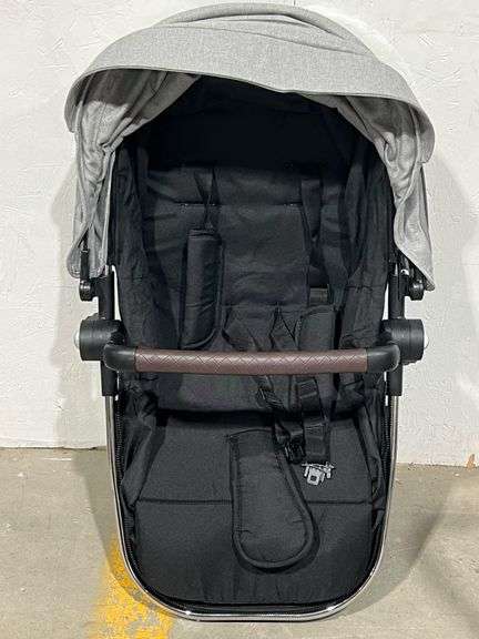 2-In-1 Baby Stroller / Standard Bassinet Carriage - Black And Gold Auctions