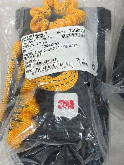 (3) NEW 3M Fall Protection, Holster, Scaff, Combo Tether & Lnyd, 5lb ...