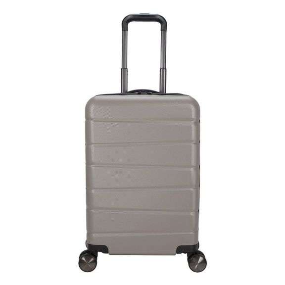 Skyline Hardside Carry On Spinner Suitcase - Black And Gold Auctions