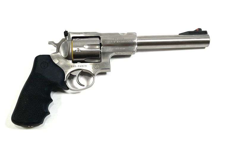 Ruger Super Redhawks 44 Mag Revolver + Case & Accessories - Black And ...