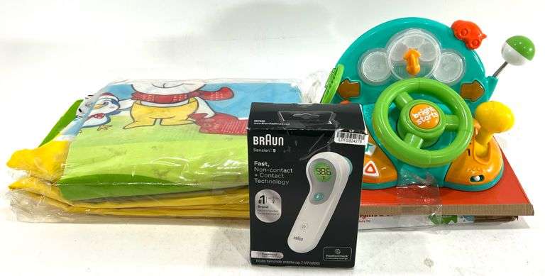 Bright Starts Baby Lights & Color Driver Toy / Braun Scan Thermometer ...