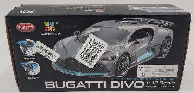 MIEBELY Bugatti 12 Scale Remote Control Car - Black And Gold Auctions