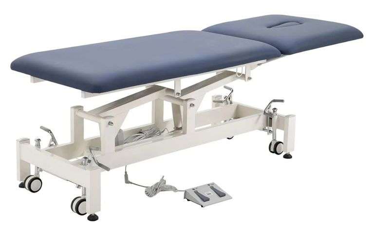 HomeLyD Physical Therapy Table Hi-Lo Adjustable 2 Section PT Treatment ...