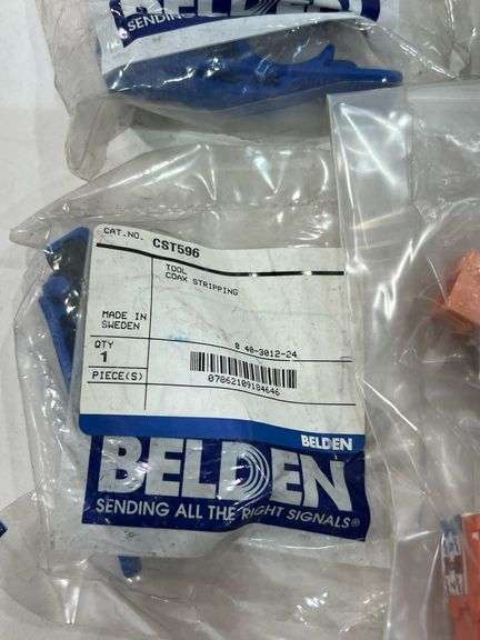 New Tools - Cable Strip Kits / BELDEN Connector Sockets / Compression ...