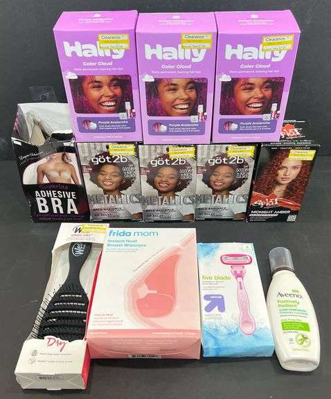 New Women’s Beauty Products - Hair Dye / Adhesive Bra / Wet Brush ...
