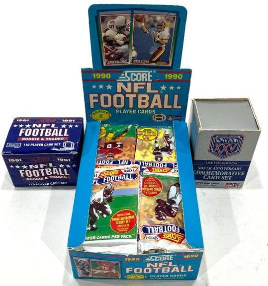 1990 SCORE Series 2 NFL Football Cards / 1991 Rookies & Traded Cards / Super Bowl XXV Silver ...