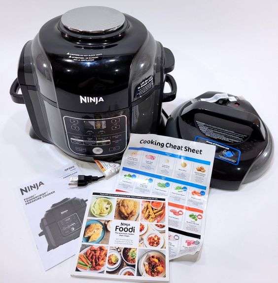 Ninja Foodi Tendercrisp Pressure Cooker - Black And Gold Auctions