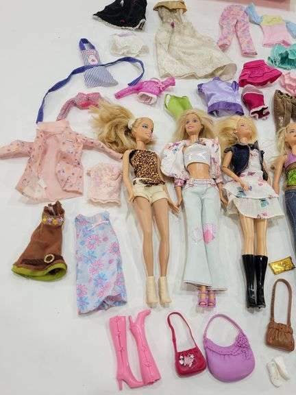 Mattel Barbie 2000's Style Dolls & Accessories & 1990's Barbie ...