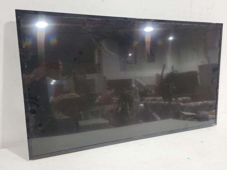 55" Vizio Flat Screen T.V. - Black And Gold Auctions