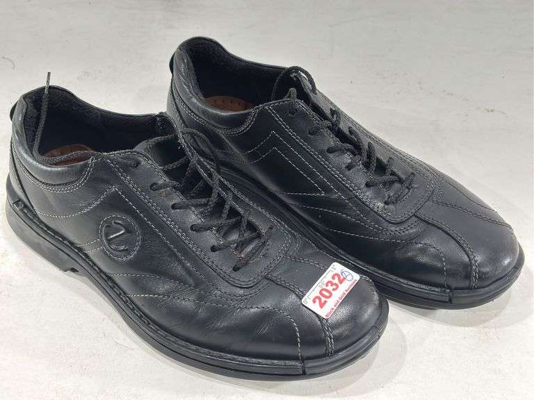 Ecco Shock Point Light Shoes, SZ Mens 43 - Black And Gold Auctions