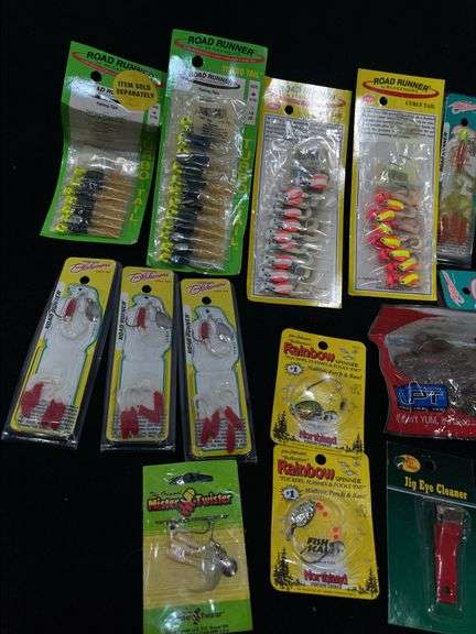 NIB VTG Blakemore Fishing Lures, Jig Eye Cleaner, & More - Black And ...
