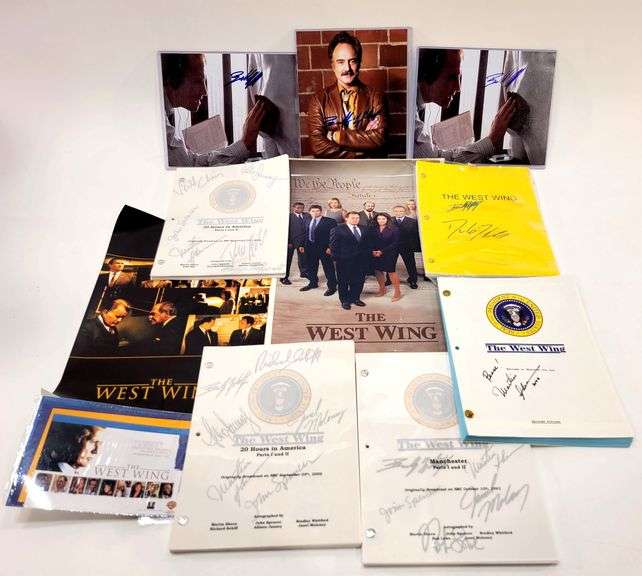 The West Wing Signed Screenplays, Posters & Photographs - Black And ...