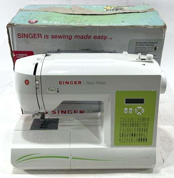 SINGER Sew Mate 5400 Sewing Machine (See Details) - Black And Gold Auctions