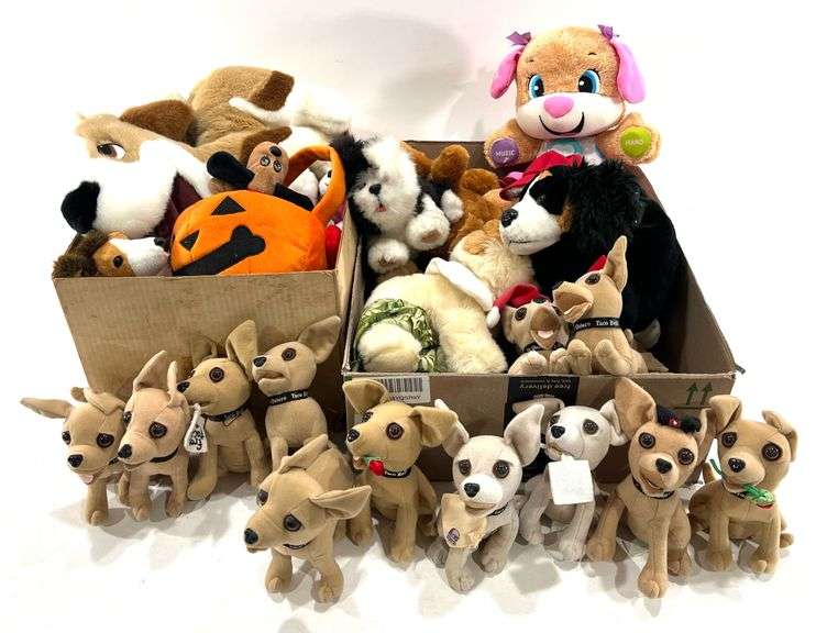 Plush Dog Animals Dolls - Taco Bell Dog / Roll Around Toy Dogs ...