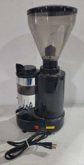 Gino Rossi Rosito Bisani RR45 Espresso/Coffee Grinder - Black And Gold Auctions