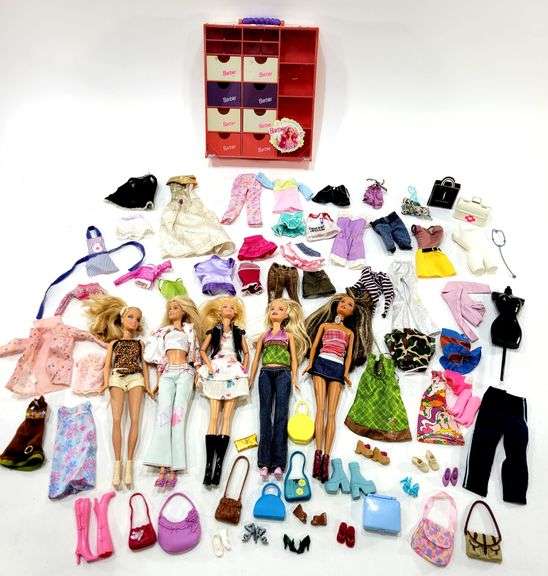 Mattel Barbie 2000's Style Dolls & Accessories & 1990's Barbie ...