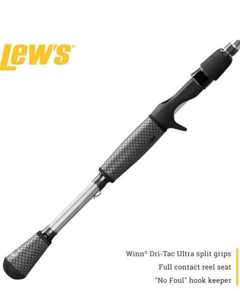 Lew's Signature Series Fishing Rod - Black And Gold Auctions
