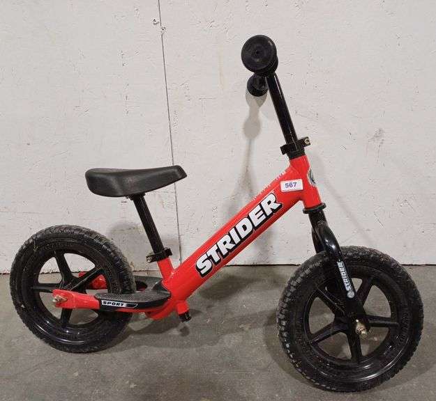 Strider Children's Bike - Black And Gold Auctions