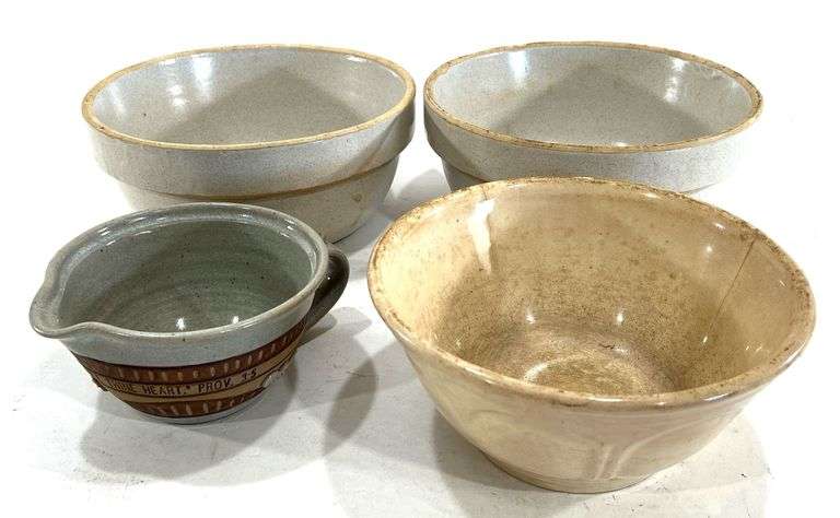 Iron Stone / Stoneware Bowls & Down To Earth Pottery - Black And Gold ...