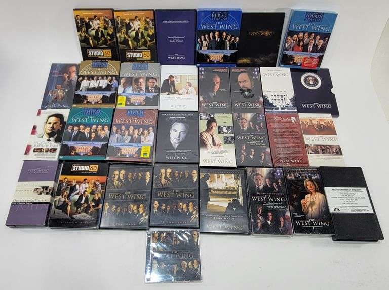 The West Wing w Matthew Perry DVDs / VHS Tapes / Soundtrack CD - Black ...
