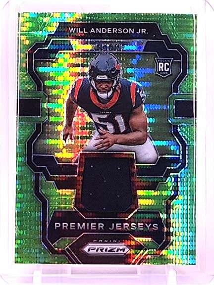 2023 Will Anderson Jr Premier Jerseys Patch Neon Green Pulsar Rookie ...